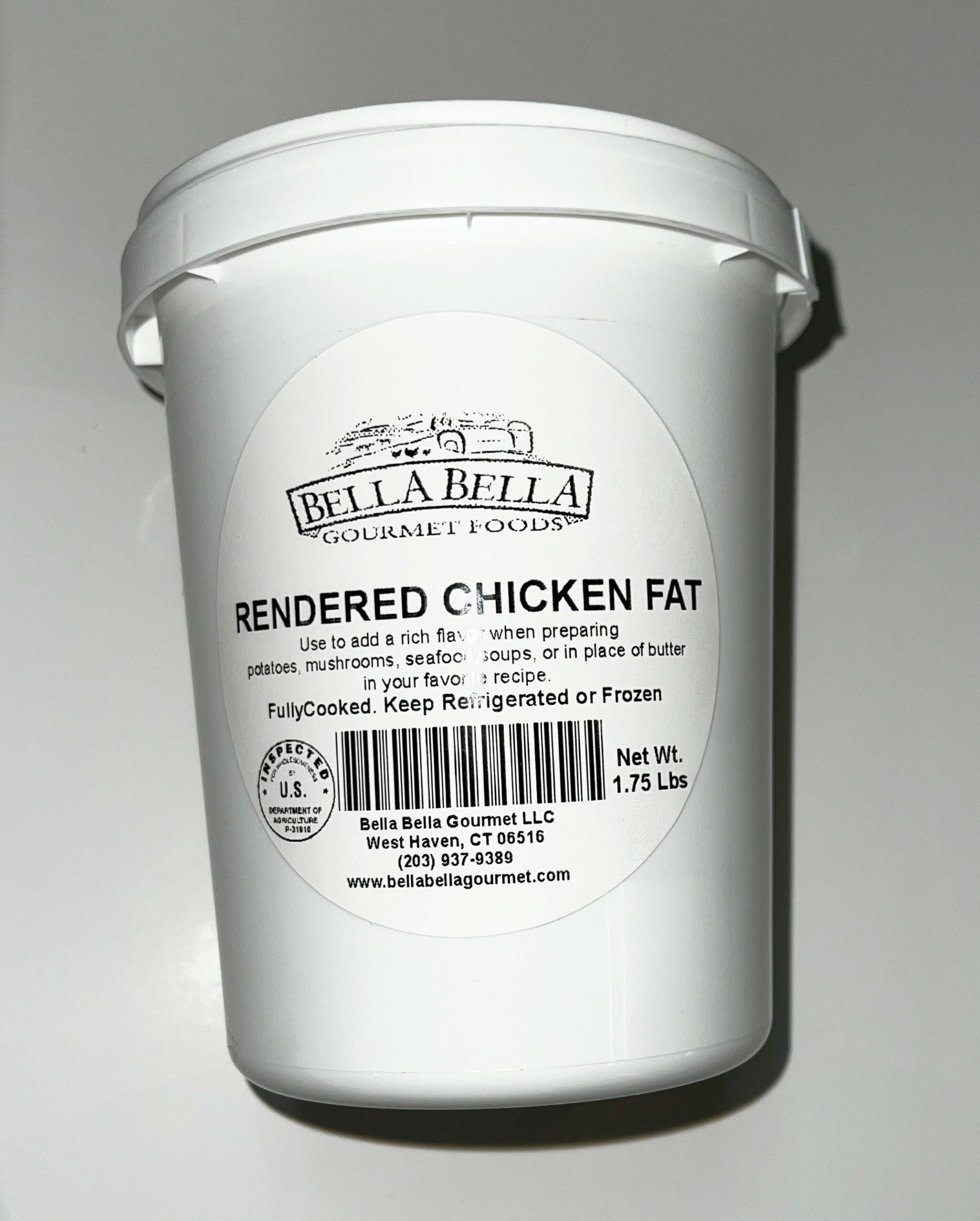 Rendered Chicken Fat - Bella Bella Gourmet
